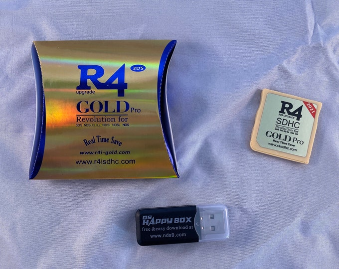 R4i R4 Gold Pro Cartridge Nintendo 3DS PRE-CONFIGURED Ready to Play ...