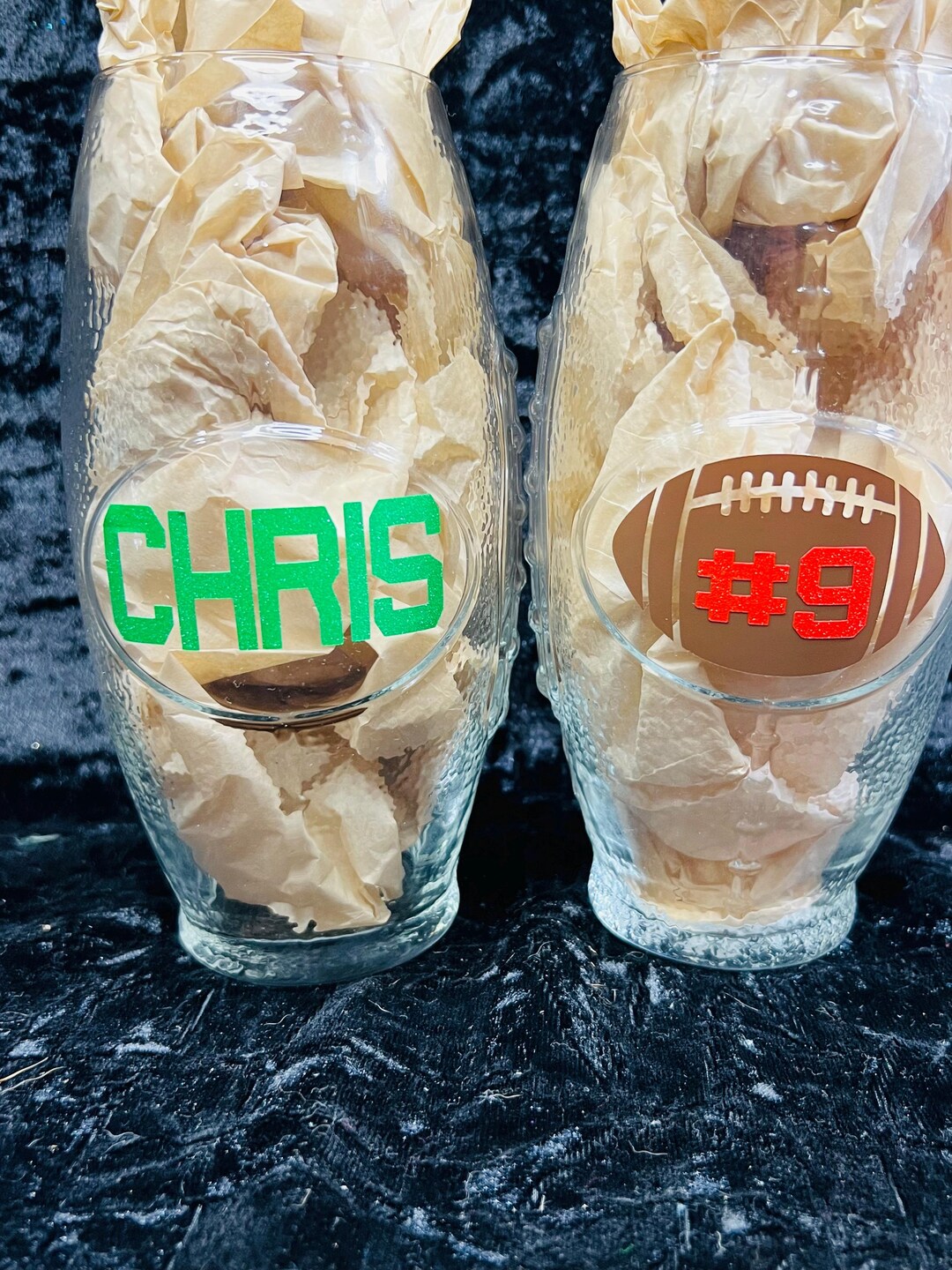 Football Glass Cup - Etsy