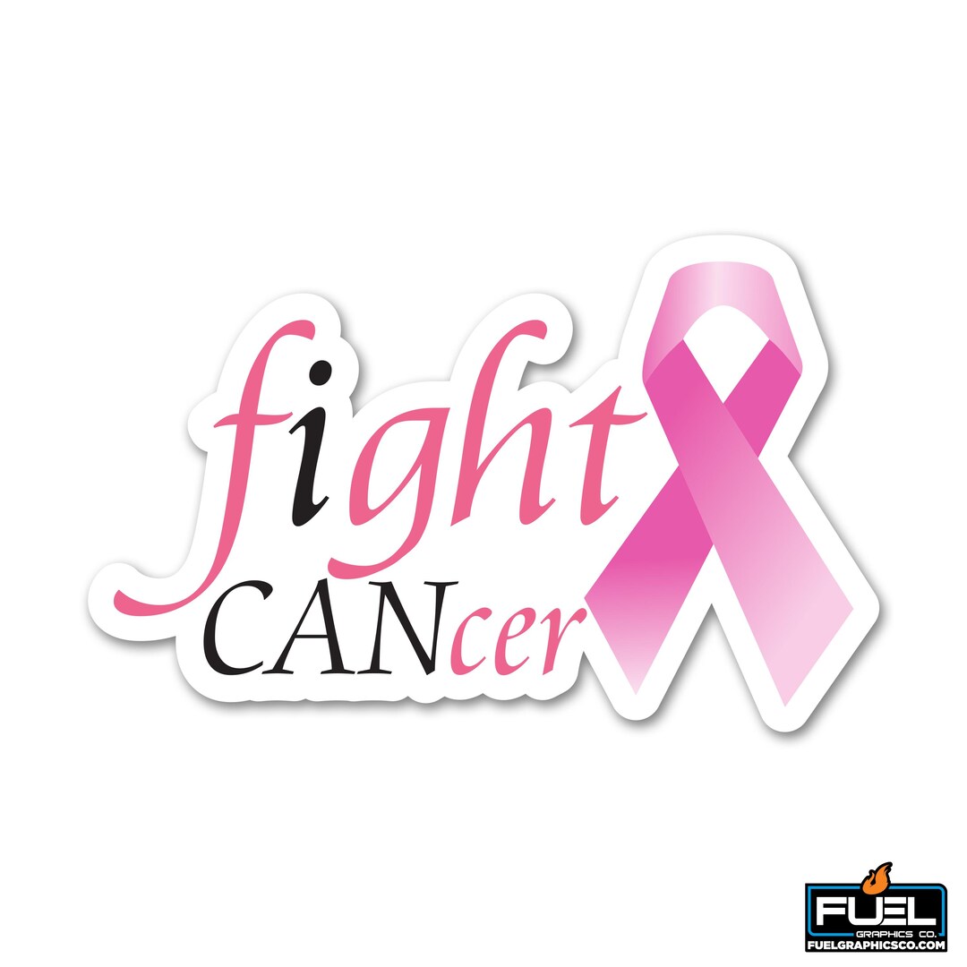 I Can Fight Cancer Vinyl Decal - Etsy
