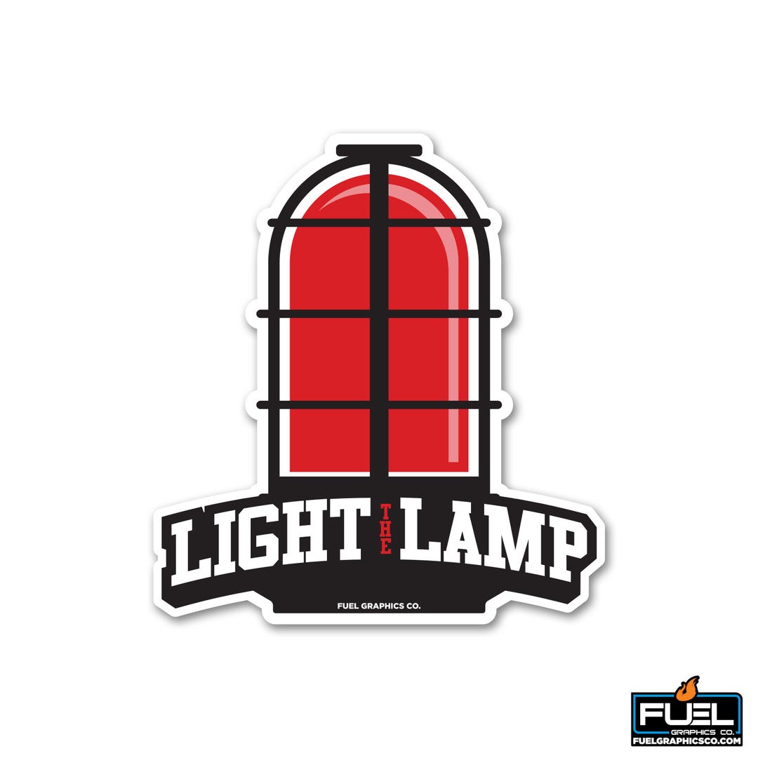 Light the Lamp Vinyl Decal - Etsy
