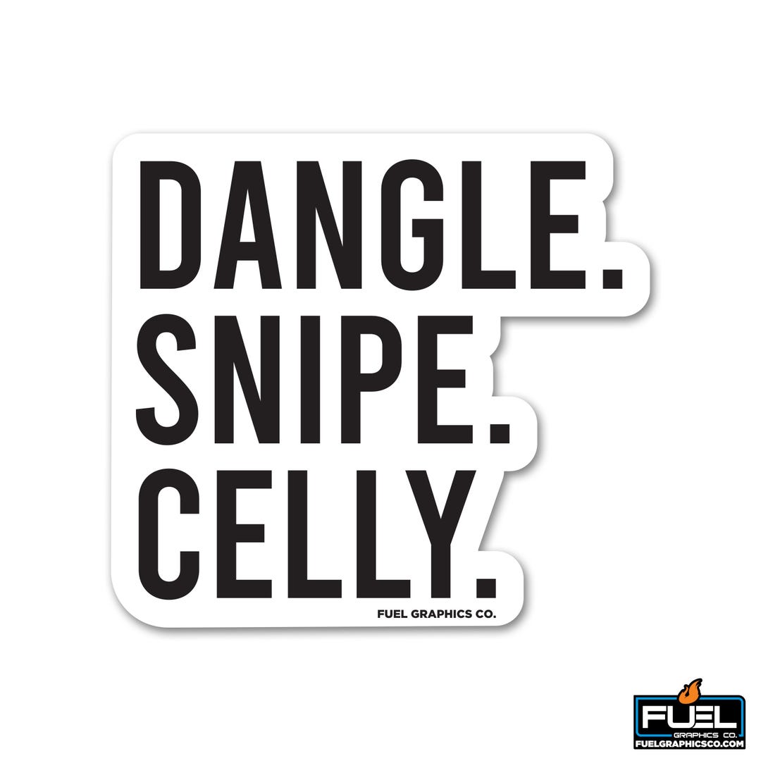 Dangle. Snipe. Celly. Vinyl Decal - Etsy