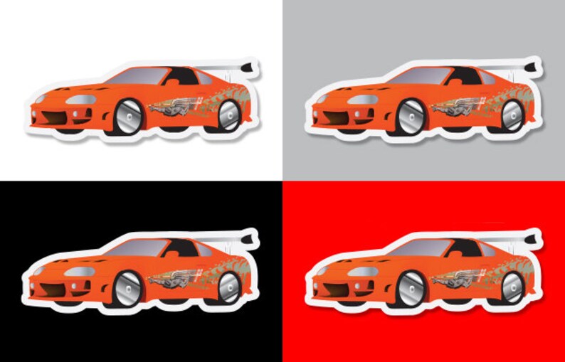 Brian's Car Fast and Furious Movie Vinyl Decal - Etsy