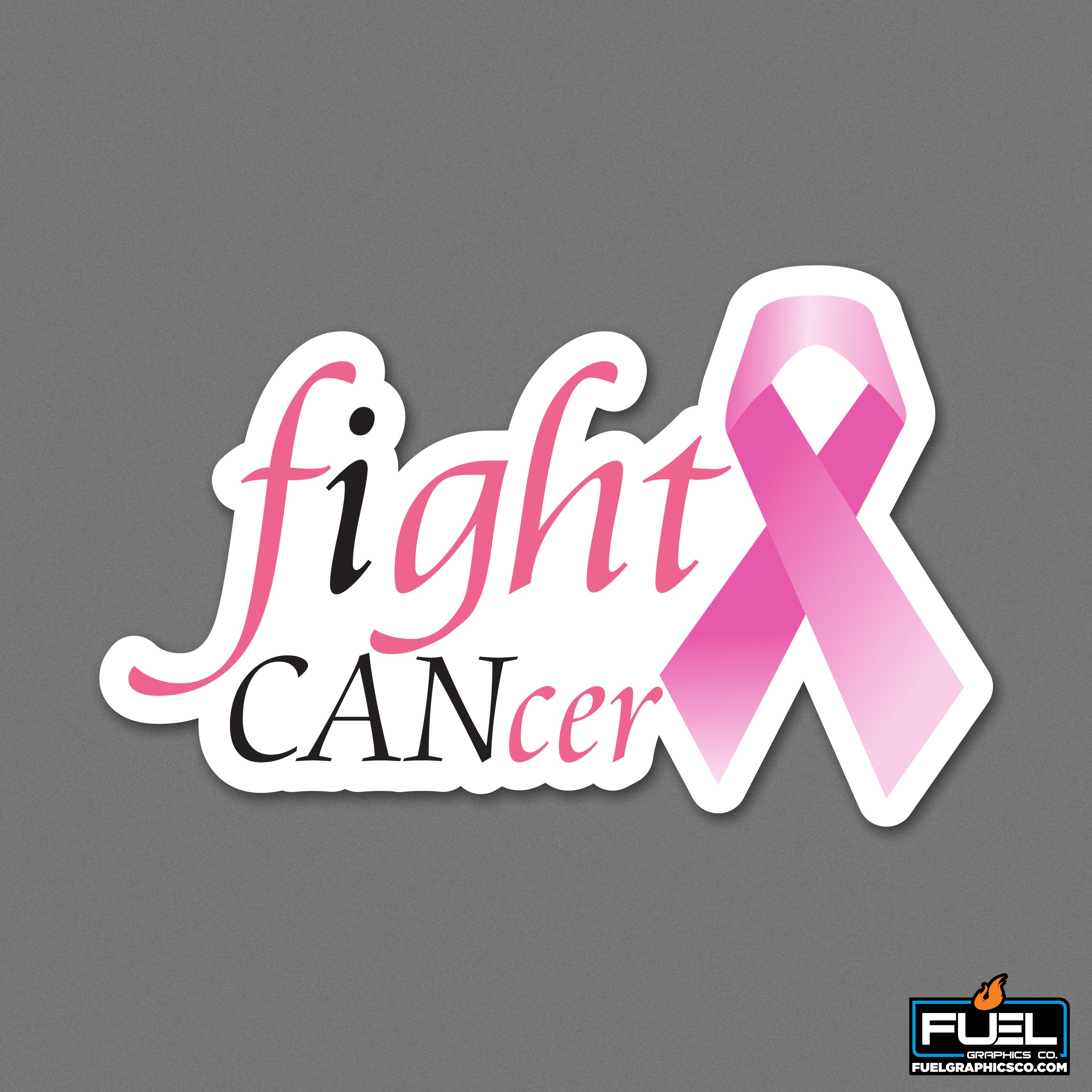 I Can Fight Cancer Vinyl Decal - Etsy