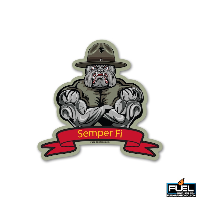 Semper Fi Vinyl Decal - Etsy