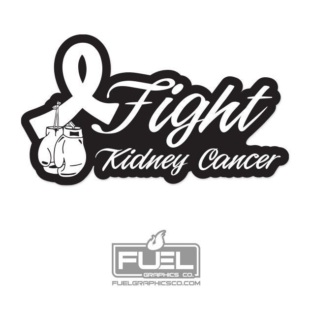 Fight Kidney Cancer Vinyl Decal - Etsy