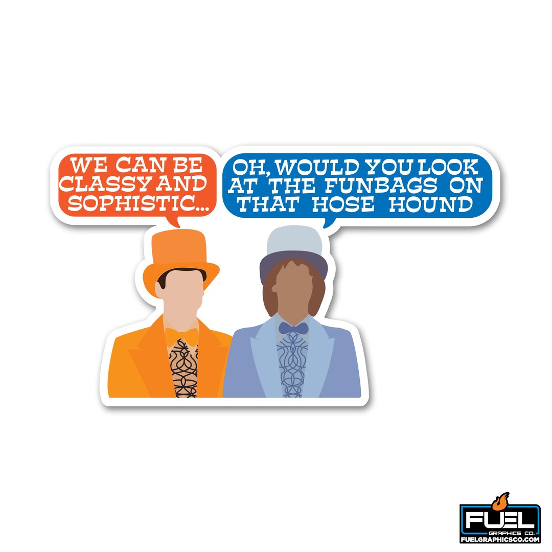 Harry & Lloyd Tux Vinyl Decal - Etsy