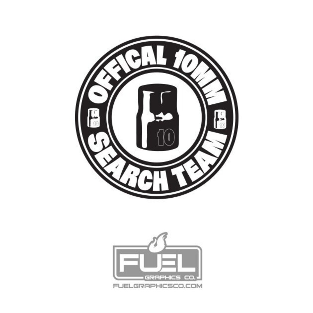 Official 10MM Search Team Vinyl Decal - Etsy