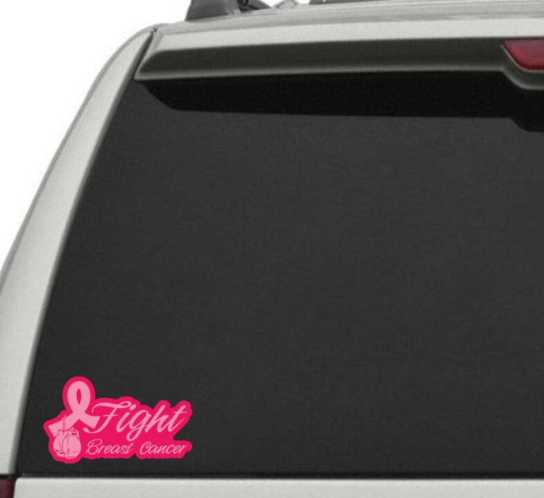 Fight Breast Cancer Vinyl Decal - Etsy