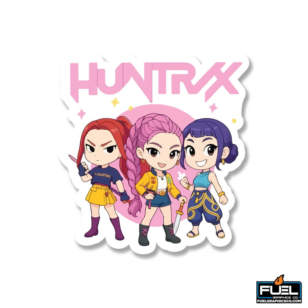 Huntrix Vinyl Decal - Etsy