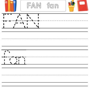 Word Practice Worksheets for Kids! - Etsy