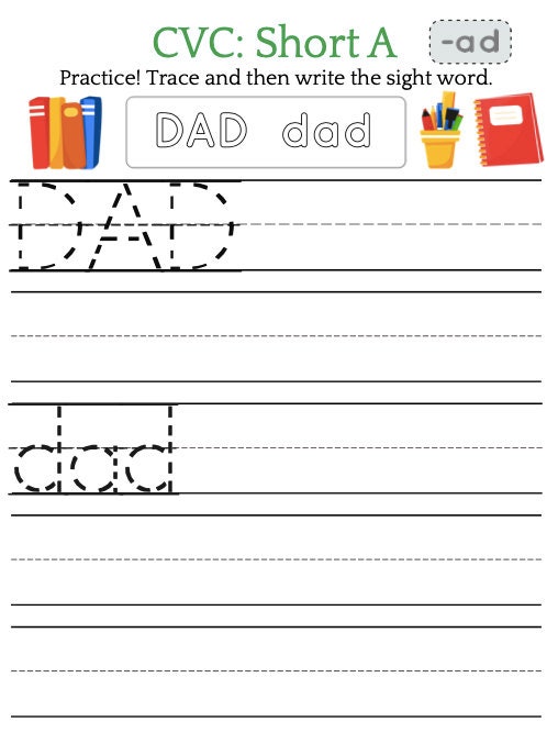 Word Practice Worksheets for Kids! - Etsy