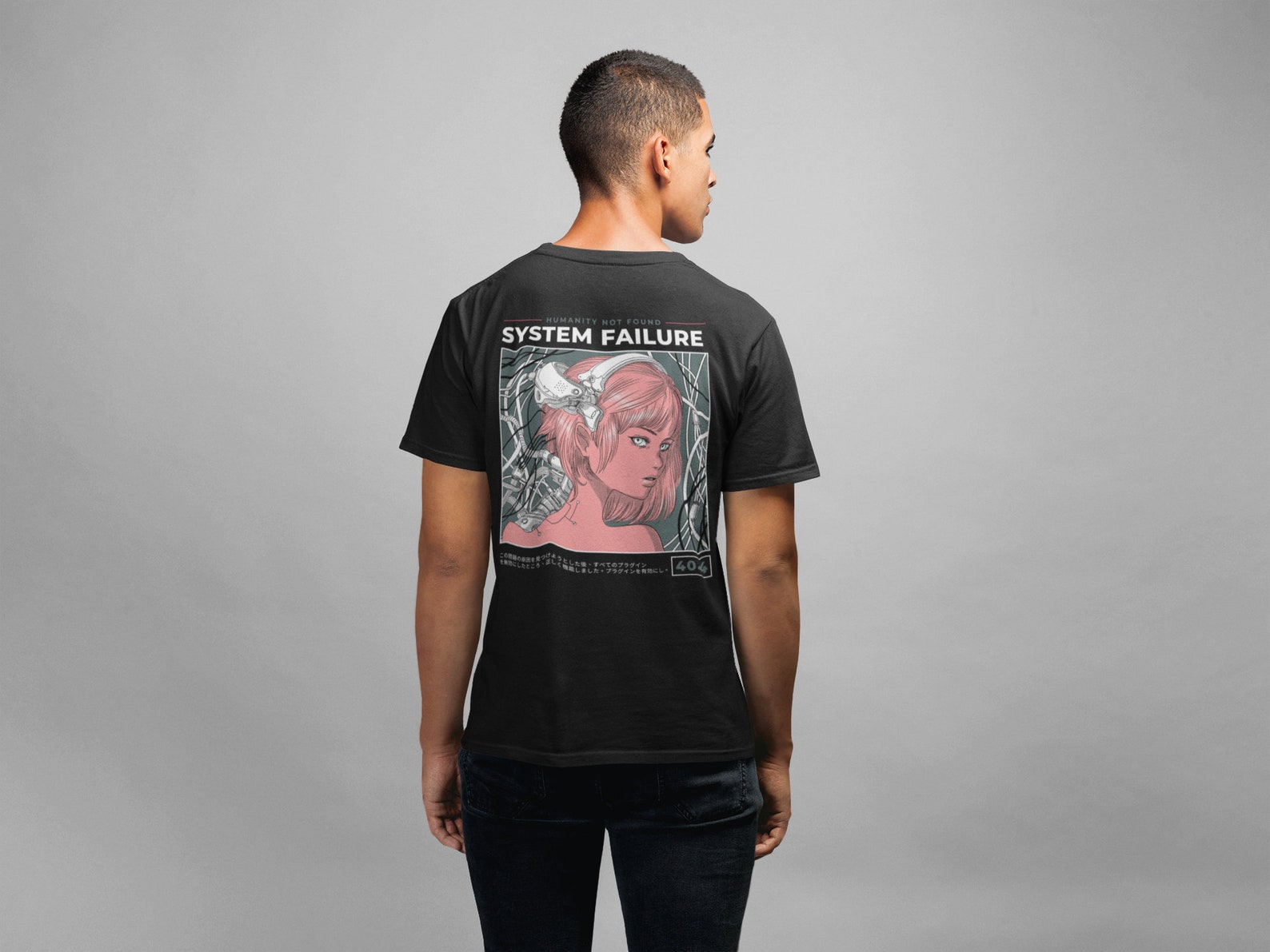 Cyberpunk System Failure T-shirt Soft Techwear Shirt Grunge - Etsy