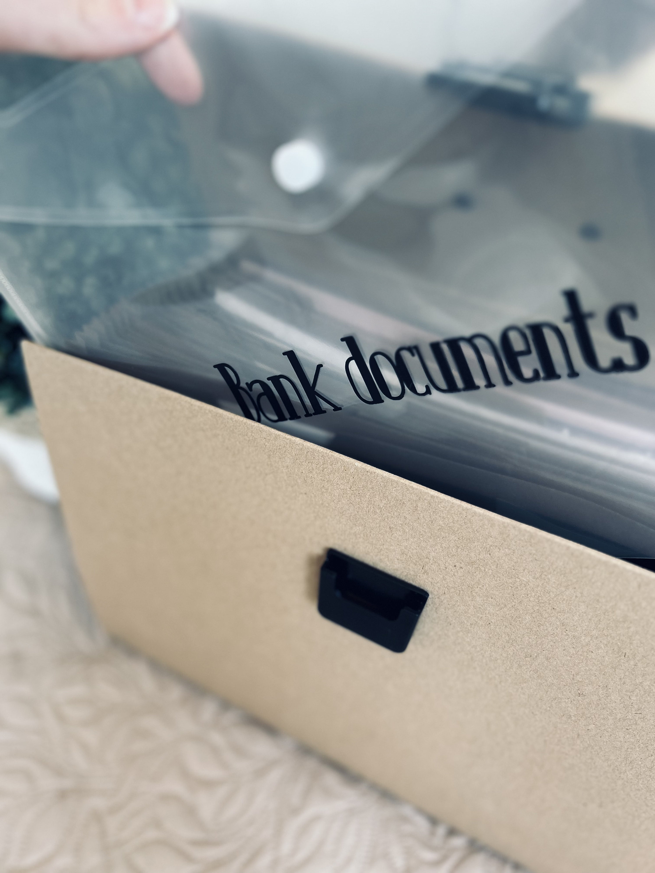 Documents Organiser Clear Plastic Wallets/a4 File Documents Storage ...