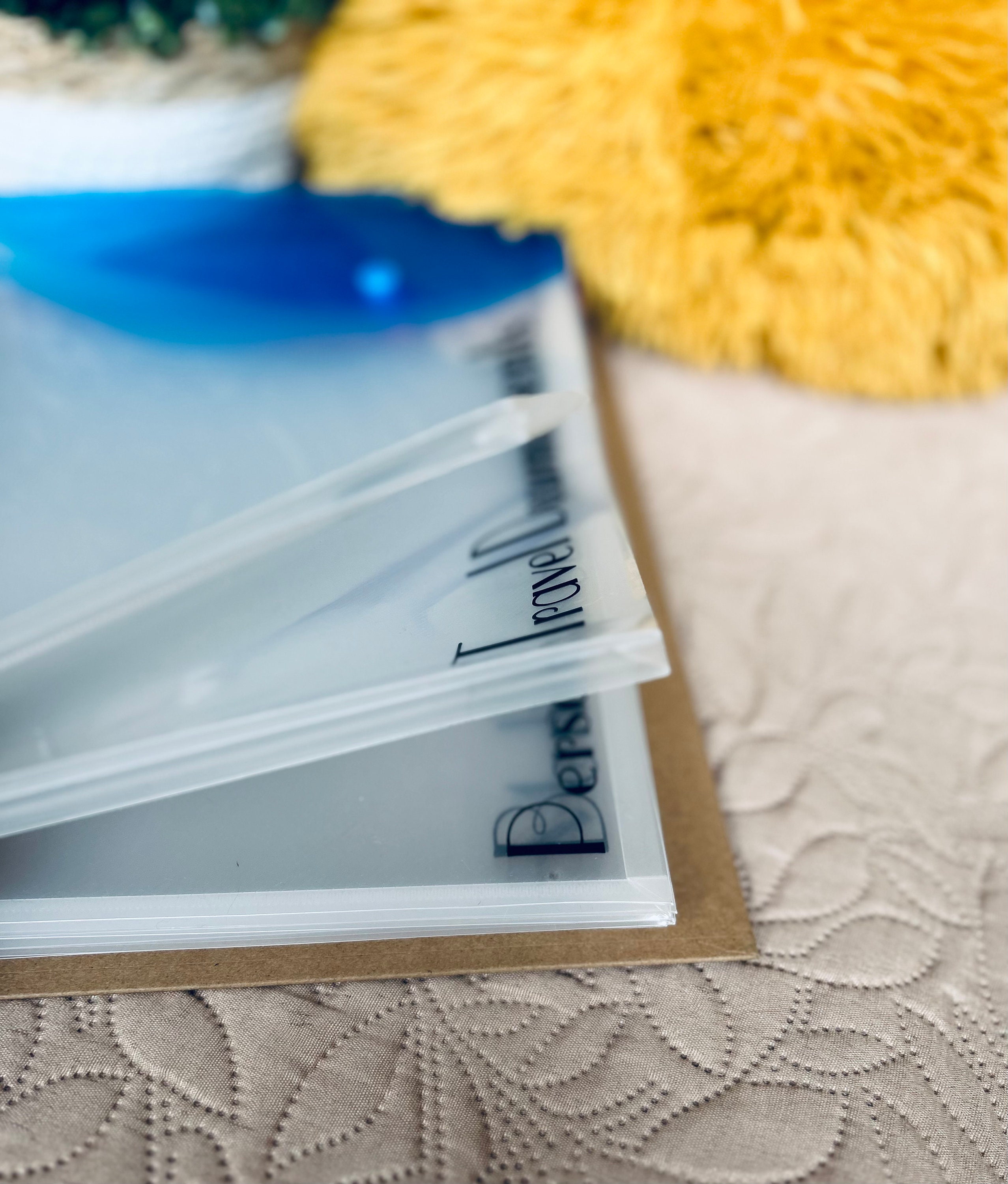 Personalised Ring Binder Popper Wallets/document Organiser/plastic ...