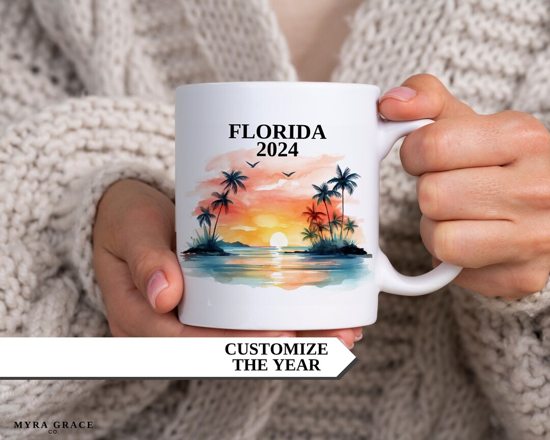 Florida Mug, Personalized Florida Coffee Mug, Florida Custom Mug ...