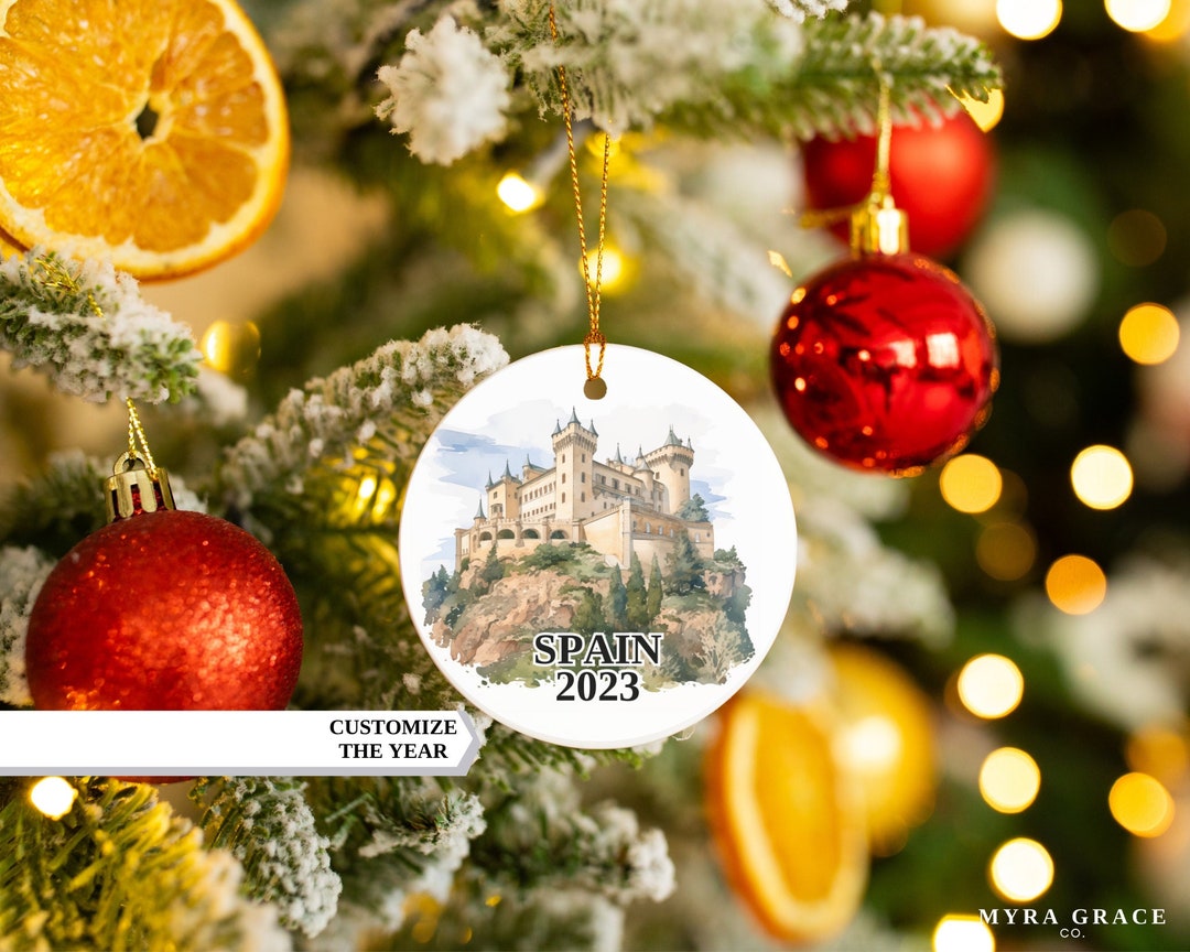 Spain Christmas Ornament, Spain Ornament, Christmas Ornaments, Spain ...