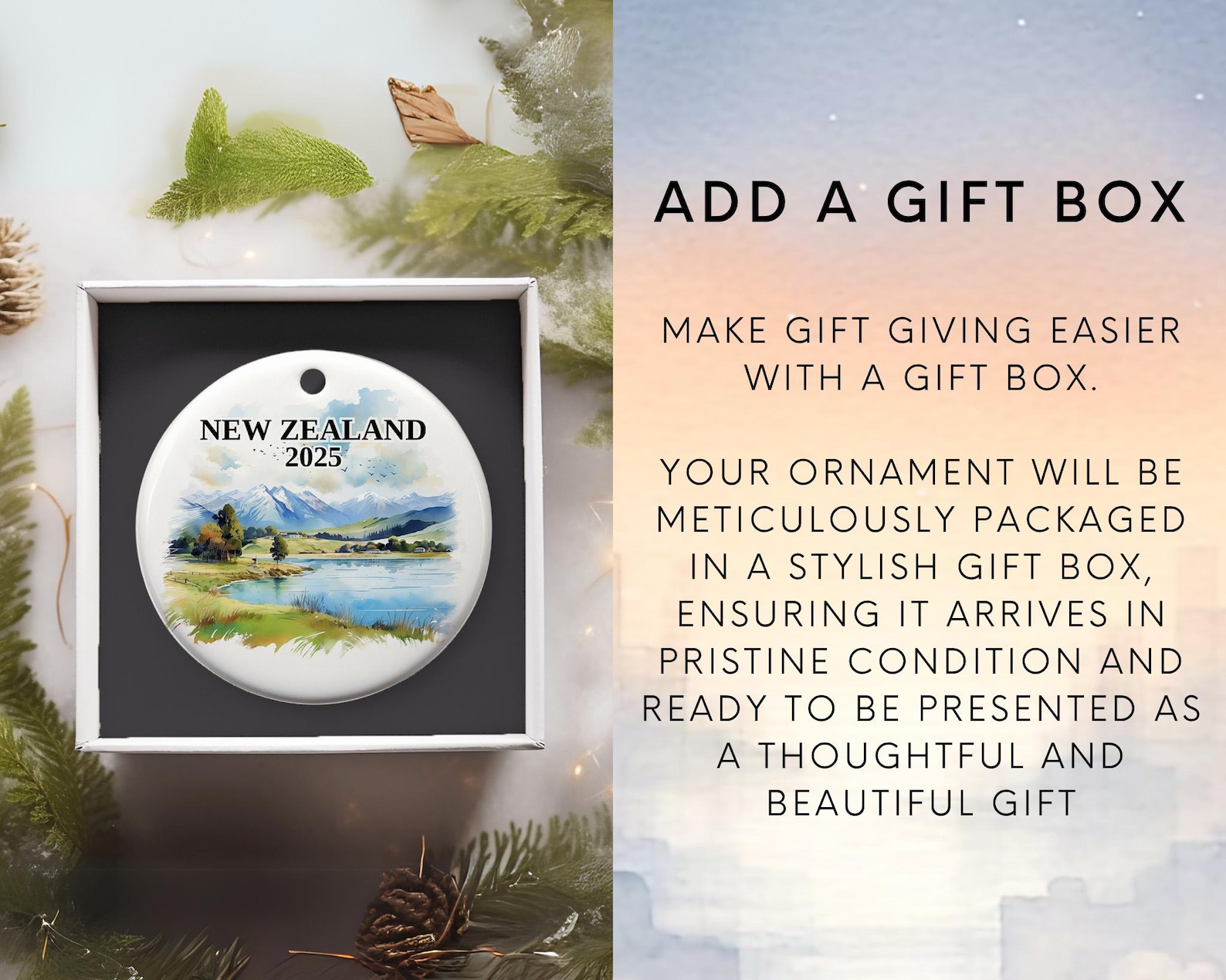 New Zealand Ornament, New Zealand Christmas Ornament, Souvenir, New ...