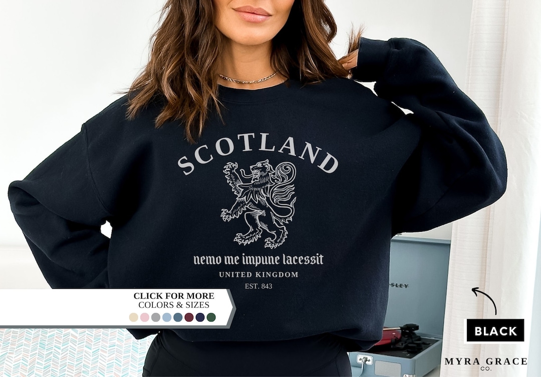 Scotland Sweatshirt, Scotland Sweater, Glasgow Sweatshirt, Vintage ...
