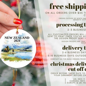 New Zealand Ornament, New Zealand Christmas Ornament, Souvenir, New ...