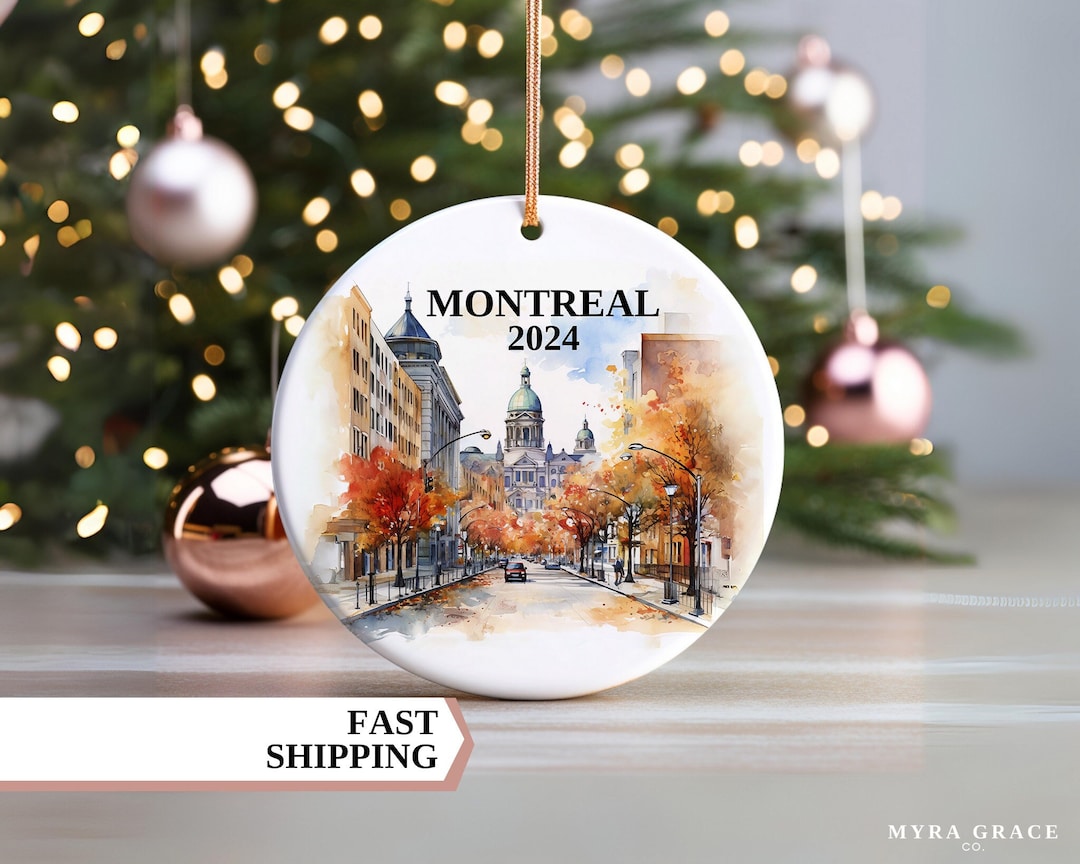 Montreal Christmas Ornament, Montreal Ornament, Christmas Ornaments ...