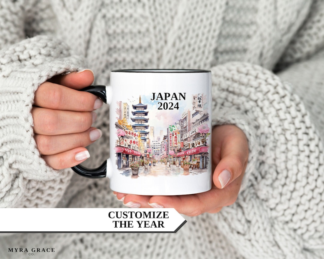 Japan Mug, Personalized Japan Coffee Mug, Japan Custom Mug, Custom Gift ...