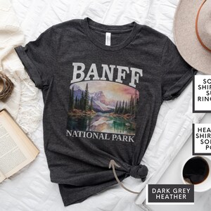 Banff National Park Shirt, Vacation Shirt, Vintage Travel Shirt ...