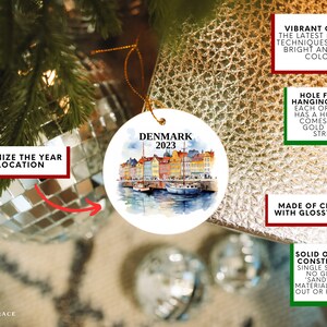 Denmark Christmas Ornament, Denmark Ornament, Christmas Ornaments ...