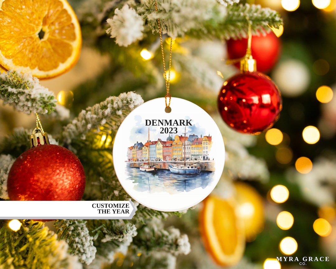 Denmark Christmas Ornament, Denmark Ornament, Christmas Ornaments ...