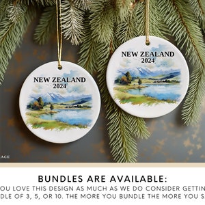 New Zealand Ornament, New Zealand Christmas Ornament, Souvenir, New ...