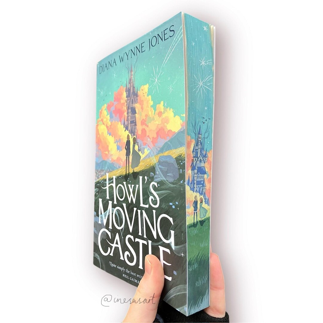 Howl’s Moving Castle: Hand-painted Book Fore-edge Art - Etsy