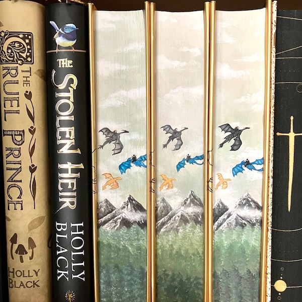 Fourth Wing Book Sprayed Edge - Etsy