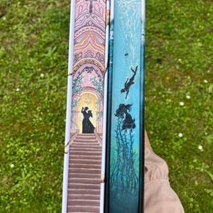 The Cruel Prince and the Wicked King Painted Edges Set Holly Black Hand ...