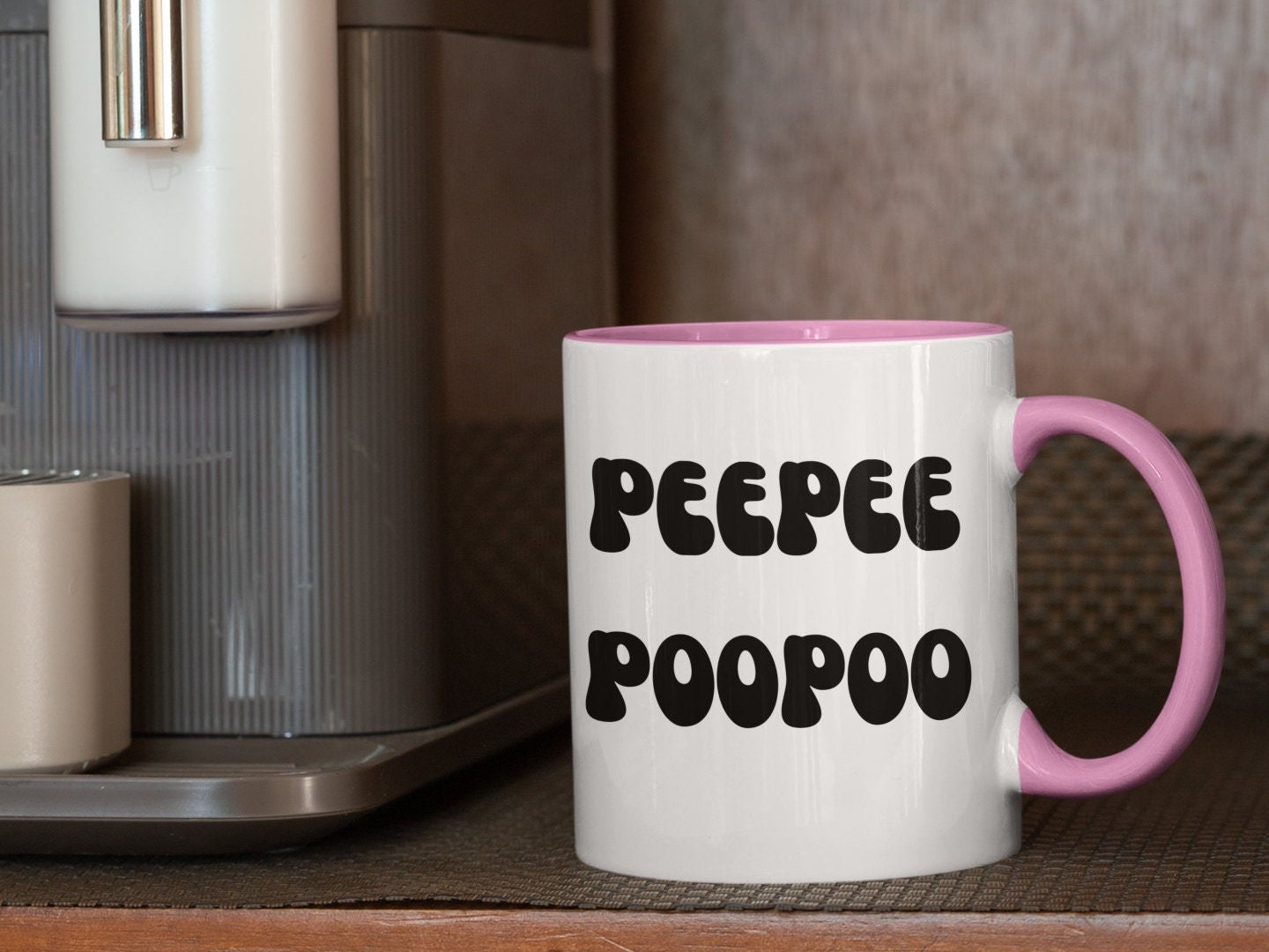 Pee Pee Poo Poo Meme Mug Two Tone Coffee Mug - Etsy