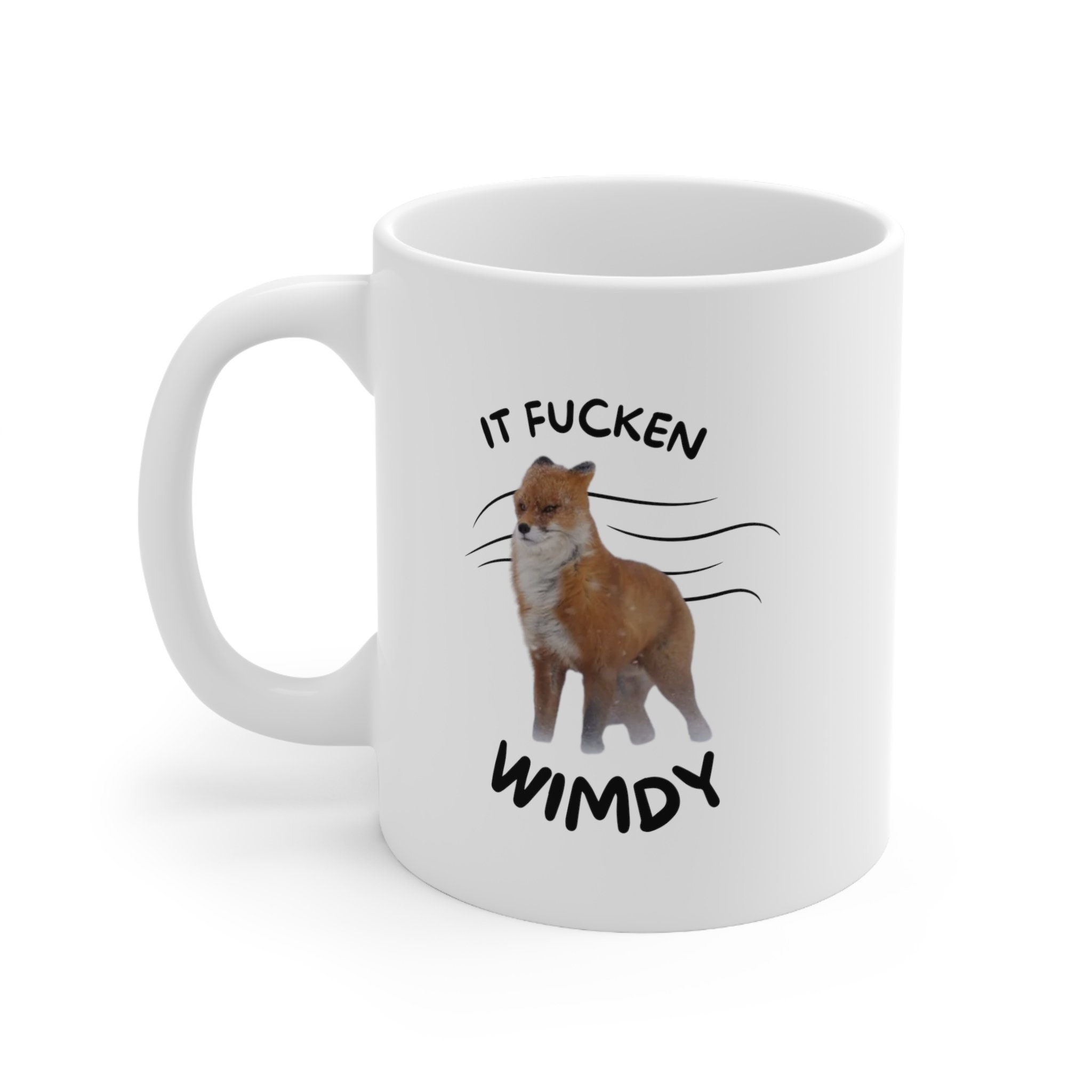 It Fucken Wimdy Fox Coffee Mug, Discord Meme Mug - Etsy
