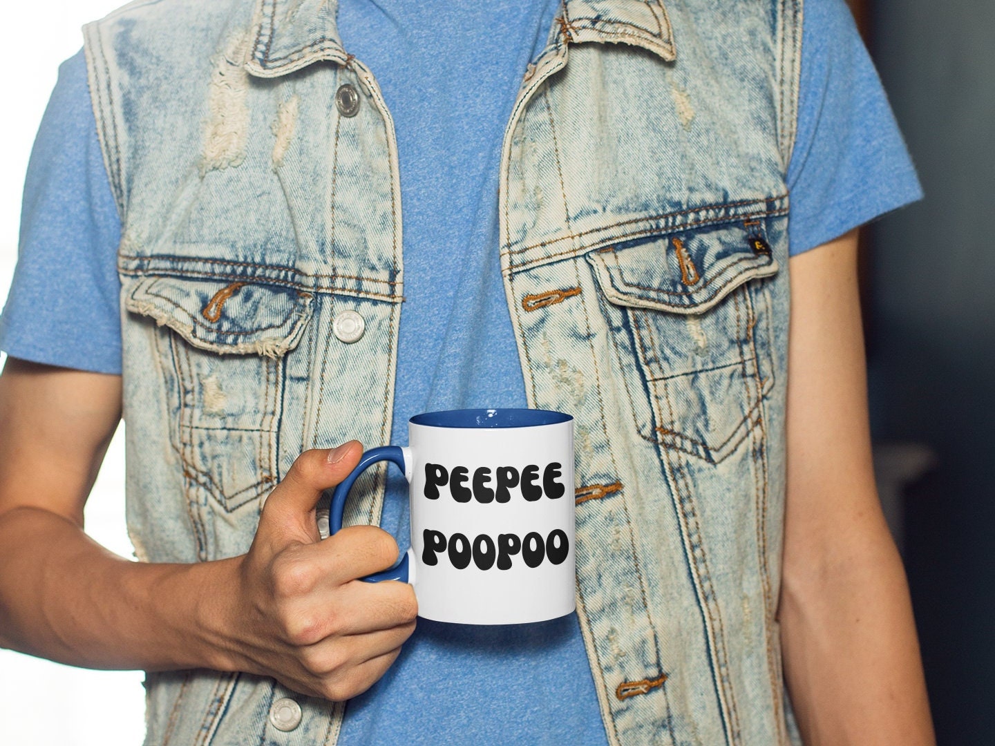 Pee Pee Poo Poo Meme Mug Two Tone Coffee Mug - Etsy