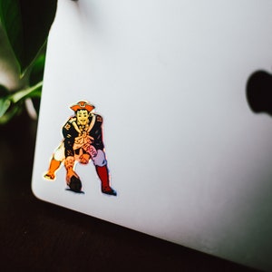 Tom Brady Sticker Old School Patriots Logo pat Patriot Weatherproof - Etsy
