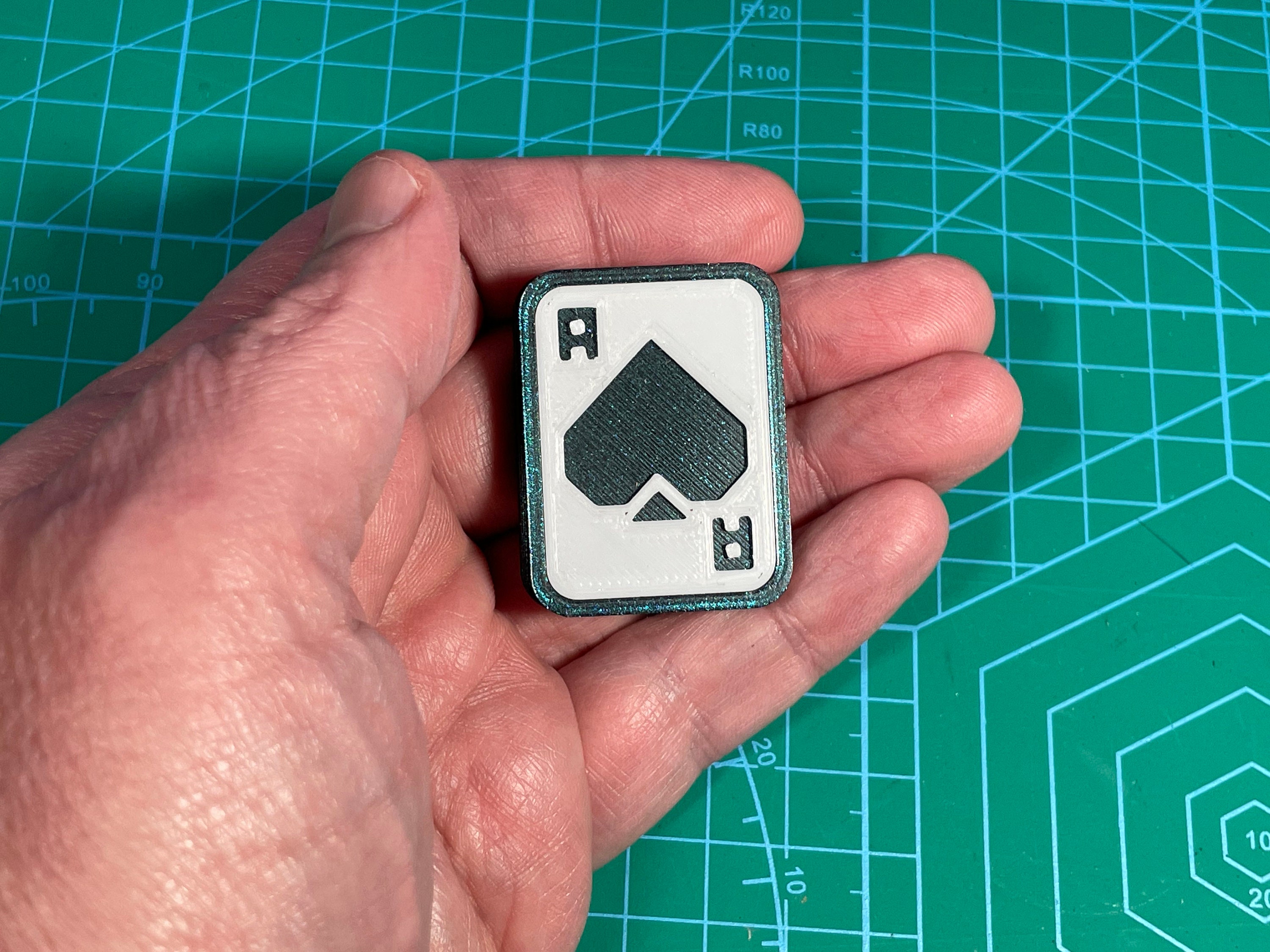 Magnetic Fidget Slider - Ace of Spades - Etsy