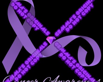 Personalized Ocular Melanoma Cancer Awareness Ribbon Digital Download ...