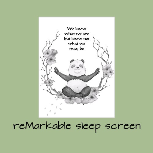 reMarkable Cover 6 templates Digital Download Mandala Sleep Screen for ...