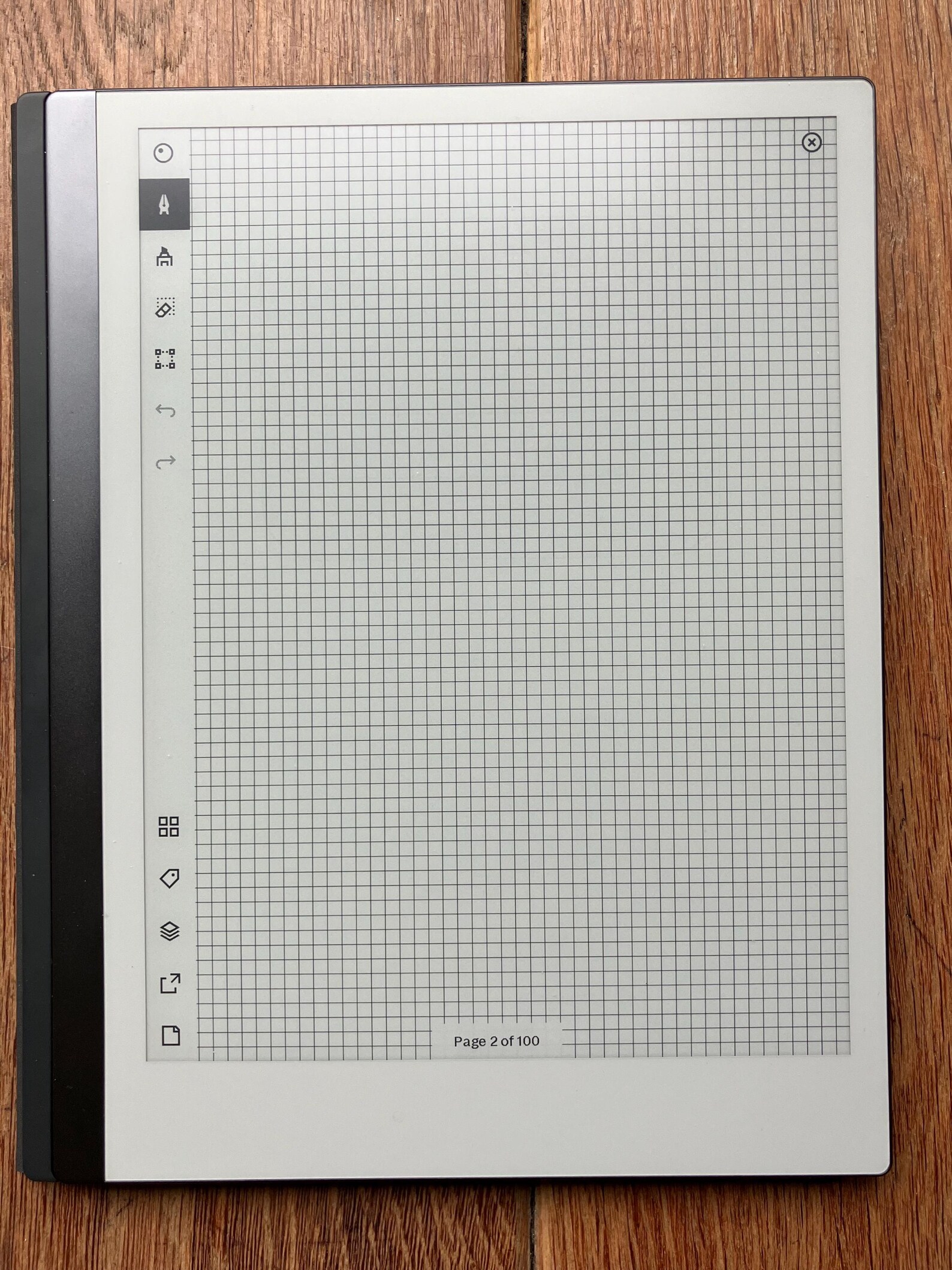 Graph Grid Template Bundle for Remarkable, 7 Sizes Precision Drawing ...