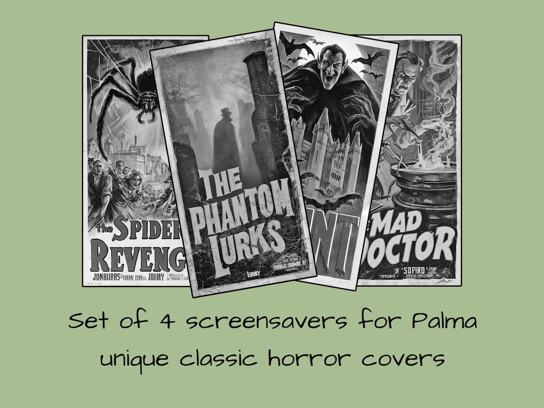 Screensaver for Boox Palma Wallpaper, Freaks Horror Set of 4 ...