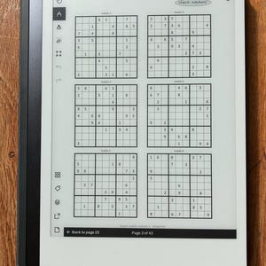 120 Sudoku With Hyperlinked Solutions, PDF for Remarkable, Supernote ...