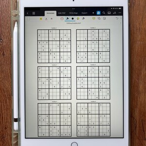 120 Sudoku With Hyperlinked Solutions, PDF for Remarkable, Supernote ...