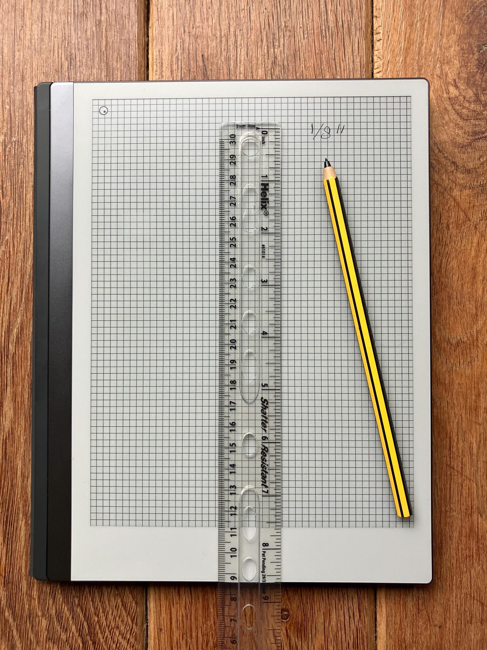 Graph Grid Template Bundle for Remarkable, 7 Sizes Precision Drawing ...