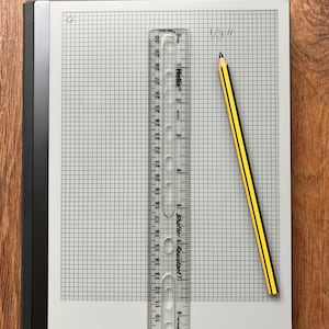 Graph Grid Template Bundle for Remarkable, 7 Sizes Precision Drawing ...