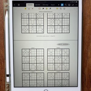 120 Sudoku With Hyperlinked Solutions, PDF for Remarkable, Supernote ...