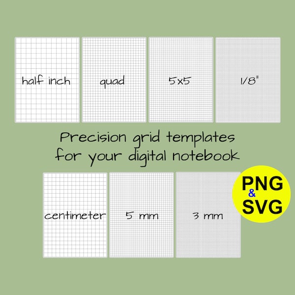 Grid Template - Etsy