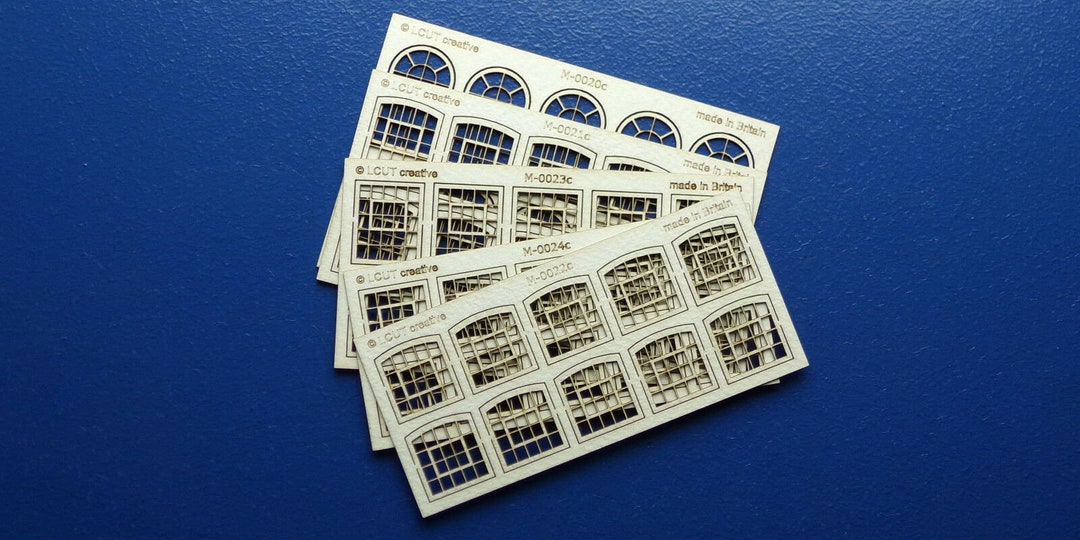 Kit of 10 Industrial Windows - (4mm Scale, 1/76) - Etsy