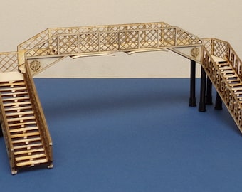 B 70-22 O Gauge GWR Style Platform Footbridge 7mm Scale | Etsy