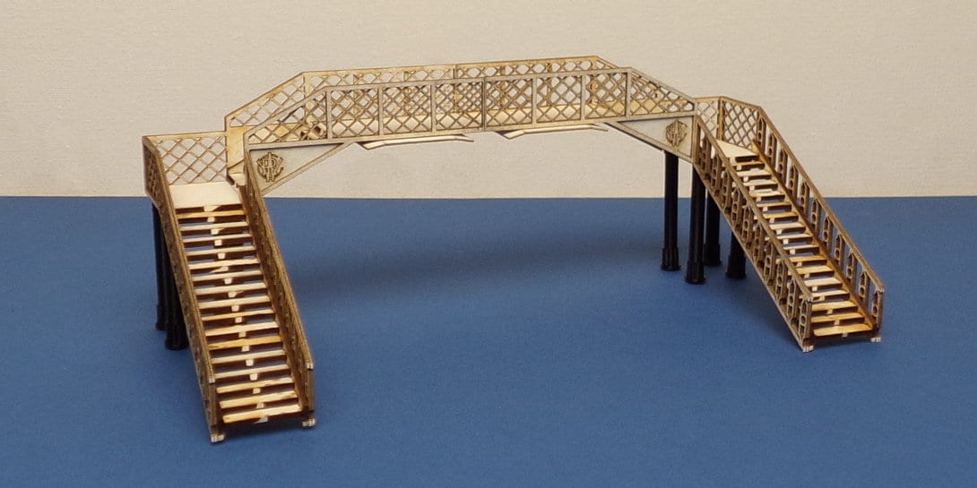 B 00-31 OO Gauge GWR Style Platform Footbridge - (4mm Scale, 1/76) - Etsy